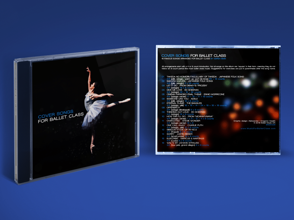 Cover Songs for Ballet Class (CD + mp3 download) - Music for Ballet Class