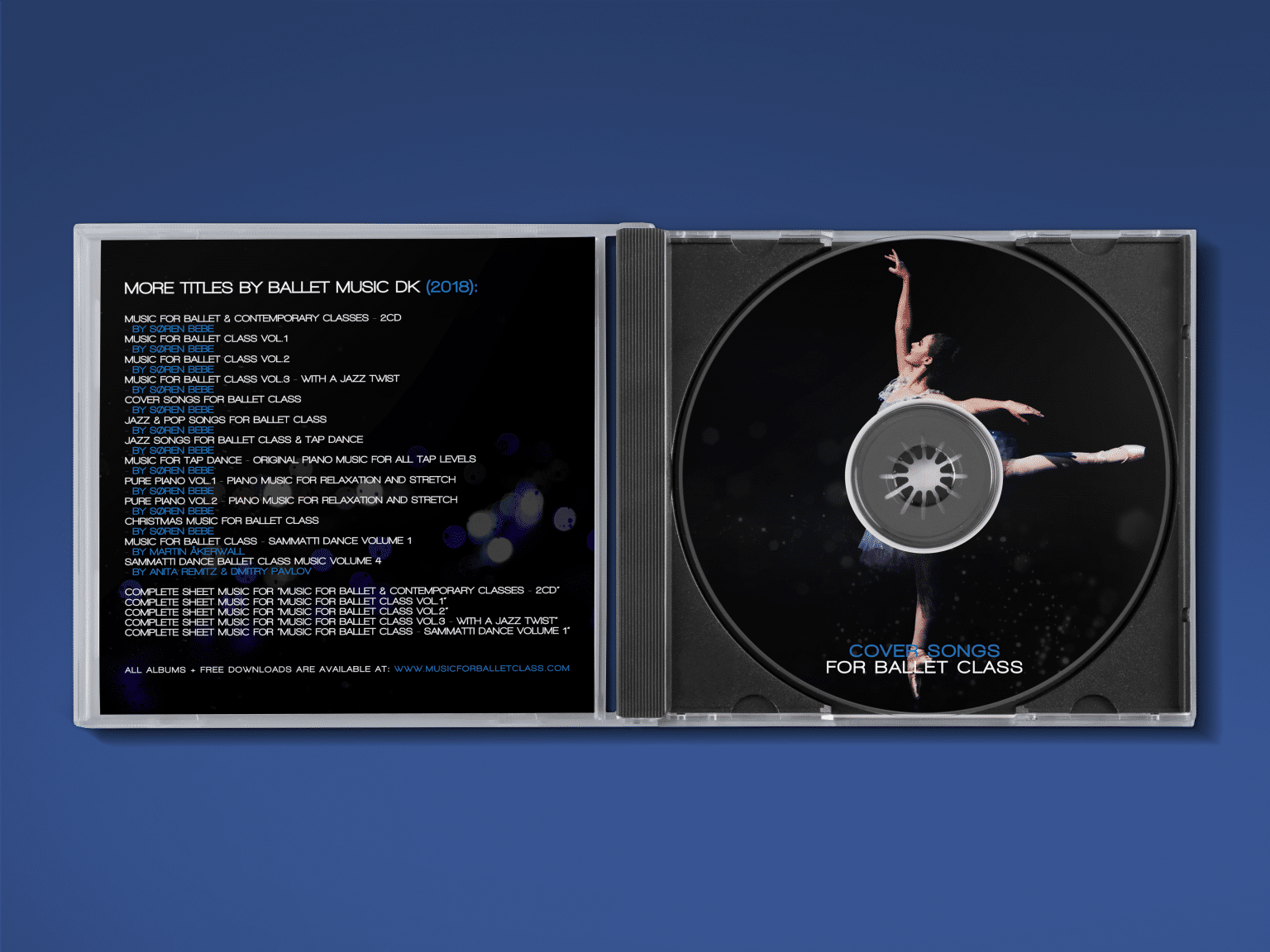 Cover Songs for Ballet Class (CD + mp3 download) - Music for Ballet Class