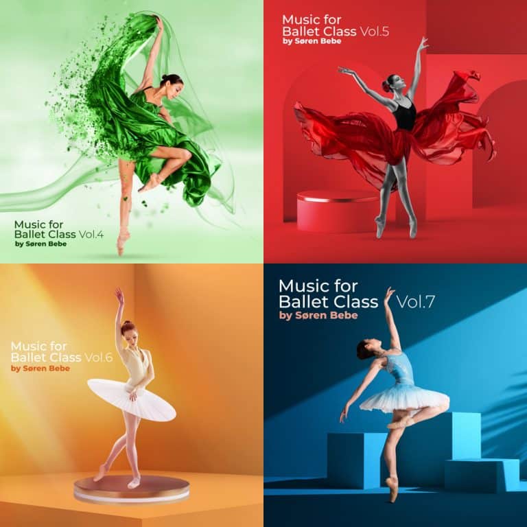 4 album mp3 BUNDLE (save 25%) - Music for Ballet Class
