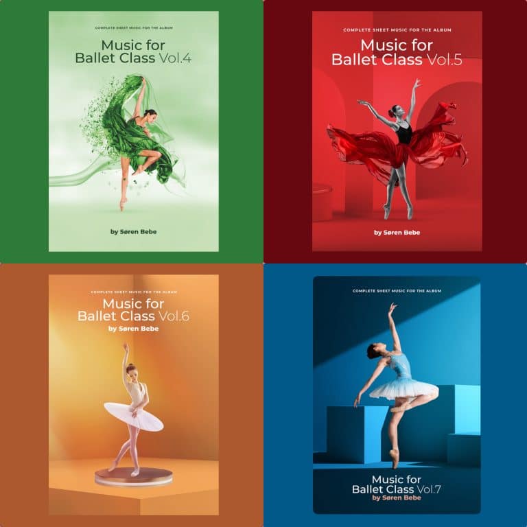 Silent Night (Adagio) - Christmas Sheet Music for Ballet Class (PDF)